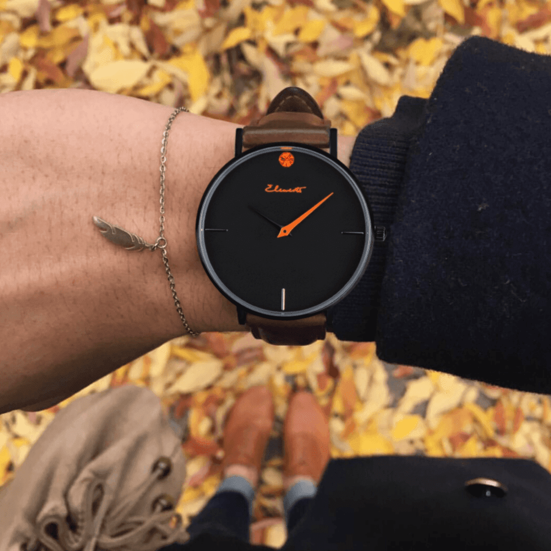BEST FRIEND 36 Mahogany | Womens Light Brown Leather Watch | Elements ...